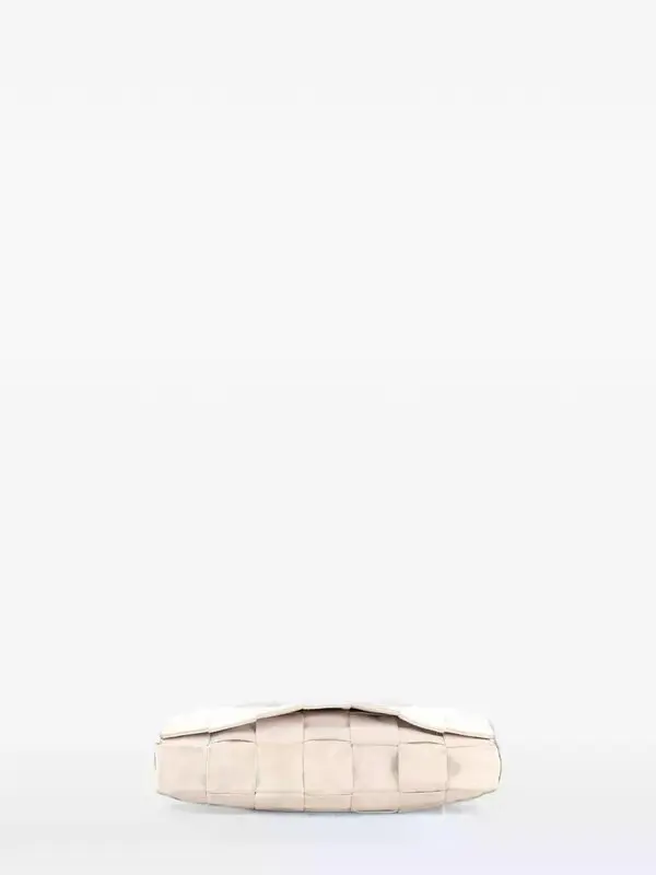 Bottega Veneta Maxi Intrecciato Leather Crossbody Bag - Neutrals