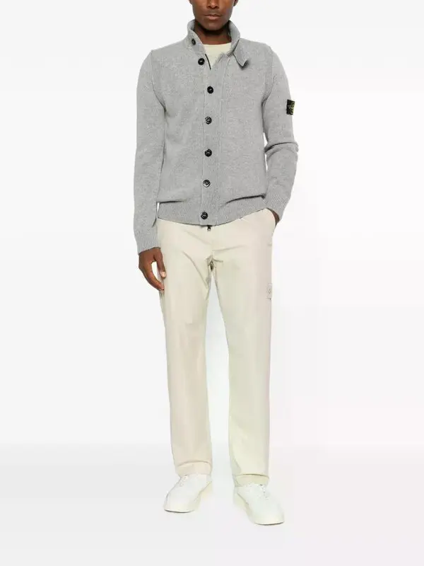 Stone Island Lambswool Felt Sweater - Grey