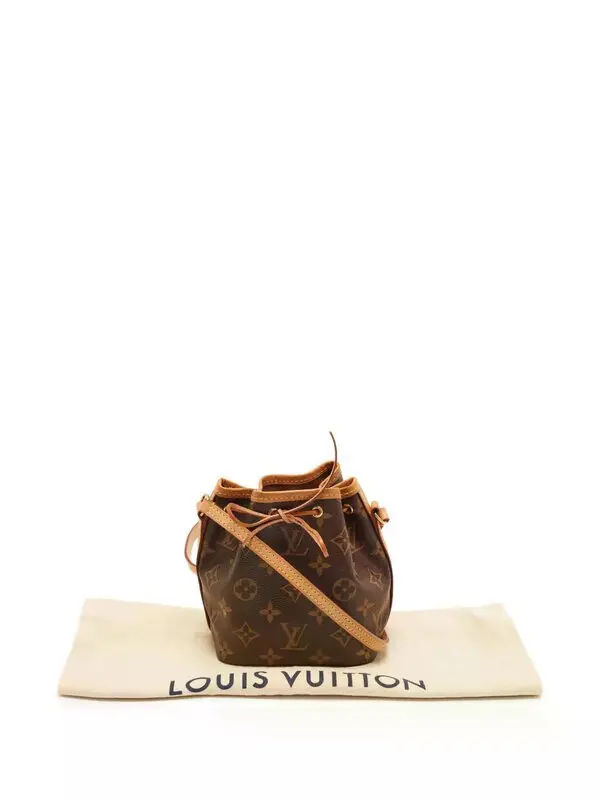 LOUIS VUITTON Nano Noé Monogram Bucket Bag