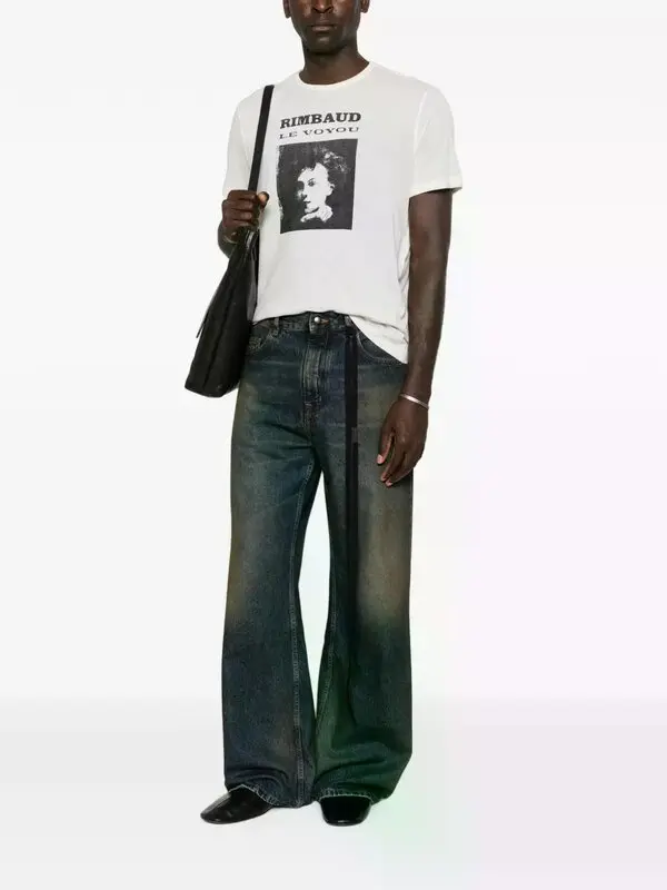 ANN DEMEULEMEESTER Rimbaud Graphic-print T-shirt