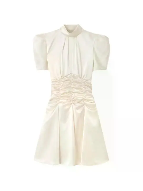 VIOLANTE NESSI Balthus Ruched Mini Dress