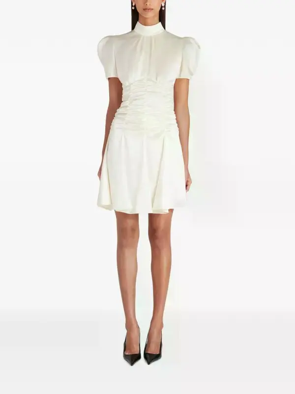 VIOLANTE NESSI Balthus Ruched Mini Dress