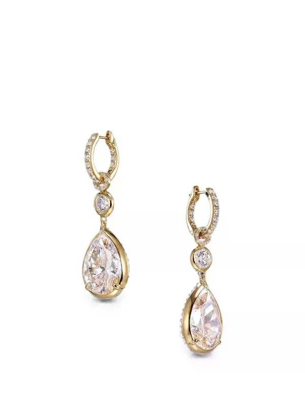 ANABELA CHAN Large Pear-pendant Diamond Earrings