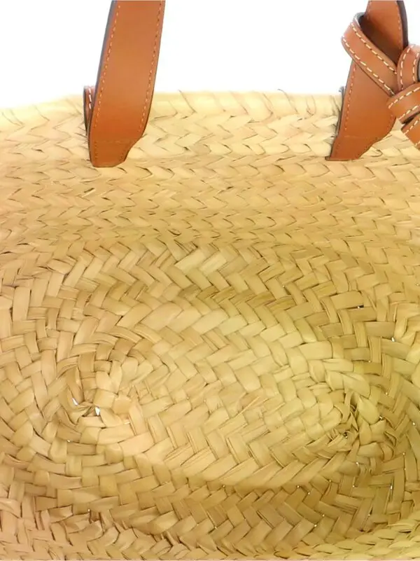Celine Triomphe Raffia Shoulder Bag - Neutrals