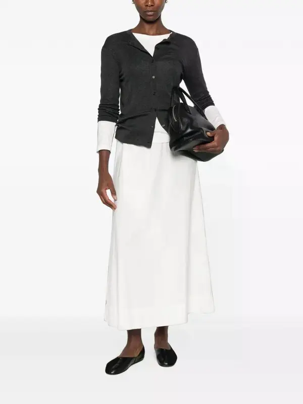 THE ROW Button-up Three-quarter Sleeve Cardigan