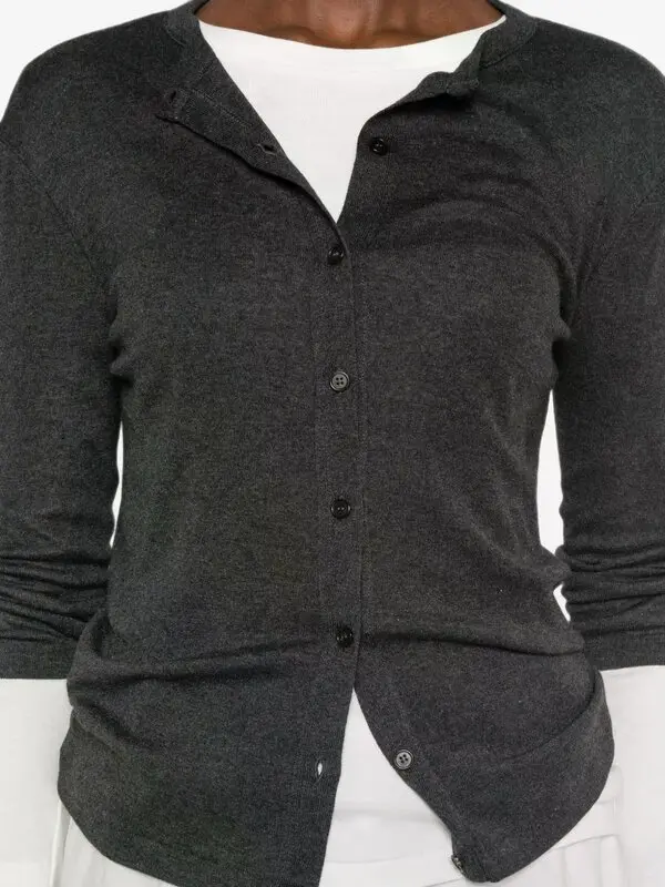 THE ROW Button-up Three-quarter Sleeve Cardigan
