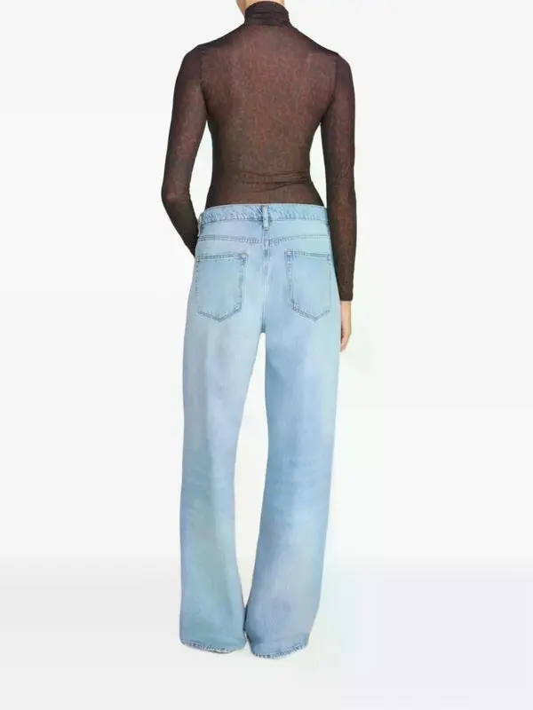 FRAME The Crossover Loose Wide-leg Jeans
