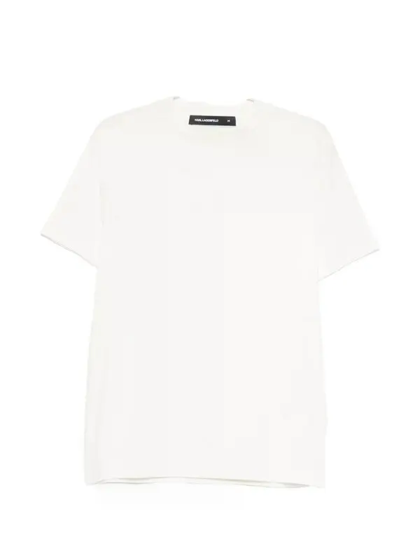 Karl Lagerfeld Logo-embroidered Crew-neck T-shirt