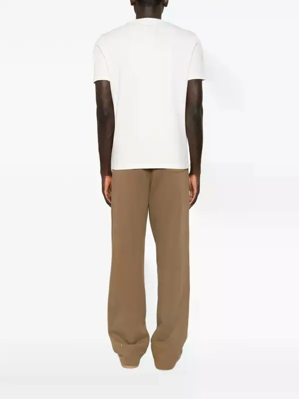 Karl Lagerfeld Logo-embroidered Crew-neck T-shirt