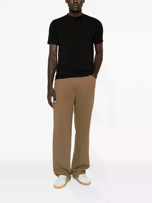 Karl Lagerfeld Logo-embroidered T-shirt