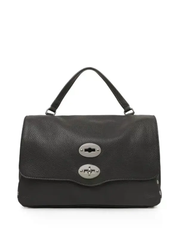 ZANELLATO Small Postina® Tote Bag With Stud Detailing - Black