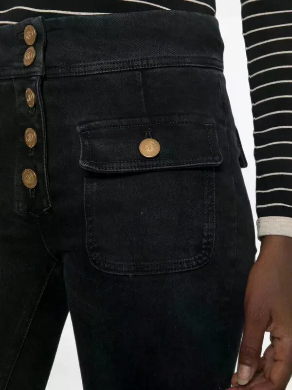 Seafarer Denim Flared Button-up Jeans