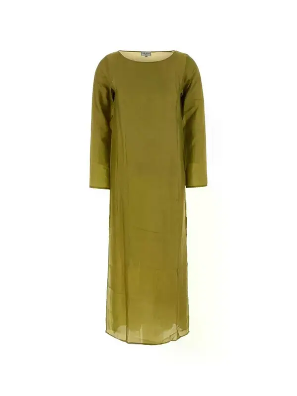 THE ROSE IBIZA Mariana Silk Maxi Dress - Green