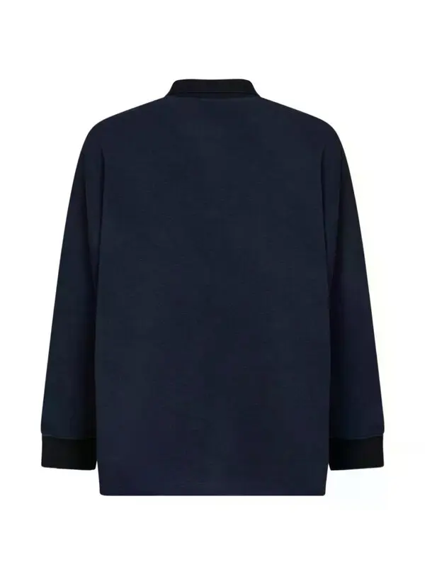 ROSE BURRITO Long-sleeve Polo-collar Sweatshirt