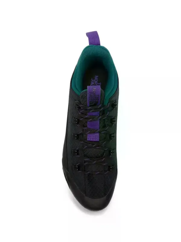 The North Face Grid-patterned Panelled Lace-up Sneakers