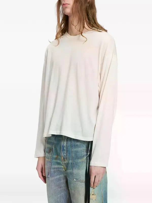 ANN DEMEULEMEESTER Graphic-print Long-sleeved T-shirt
