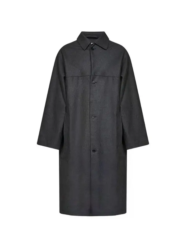 ROSE BURRITO Single-breasted Storm-flap Coat