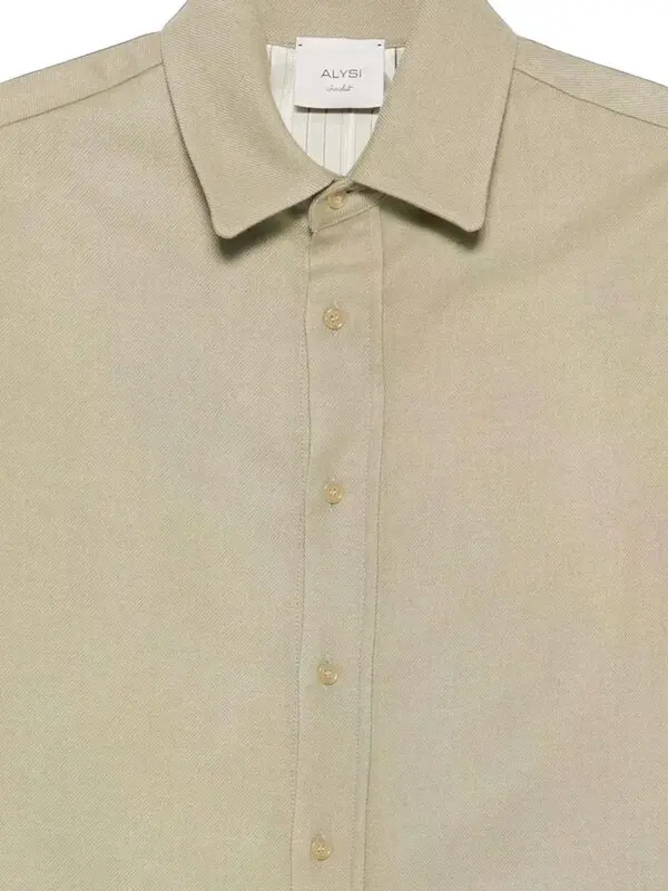 ALYSI Button-fastening Long-sleeve Shirt