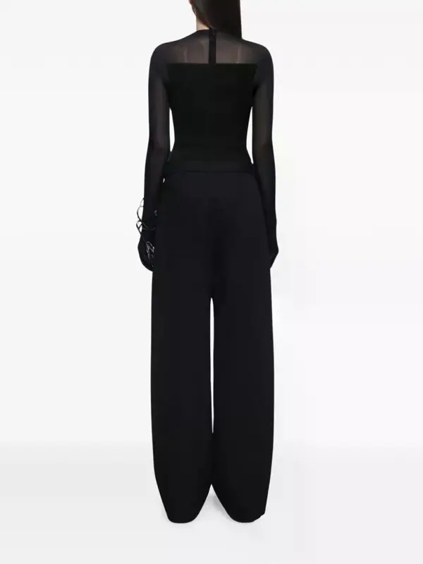 CHATS BY C.DAM Raised-stitch Pegged Trousers