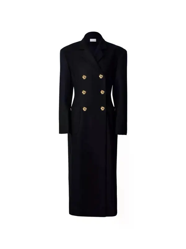VIOLANTE NESSI Double-breasted Tailored Coat
