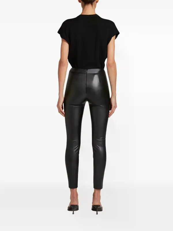 VIOLANTE NESSI Button-embellished High-waisted Trousers