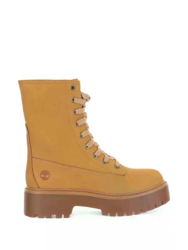 Timberland Mid Stone Street Platform Lace-up Boots