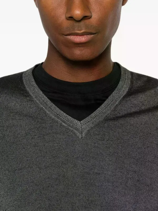 DANIELE FIESOLI V-neck Long-sleeve Knit