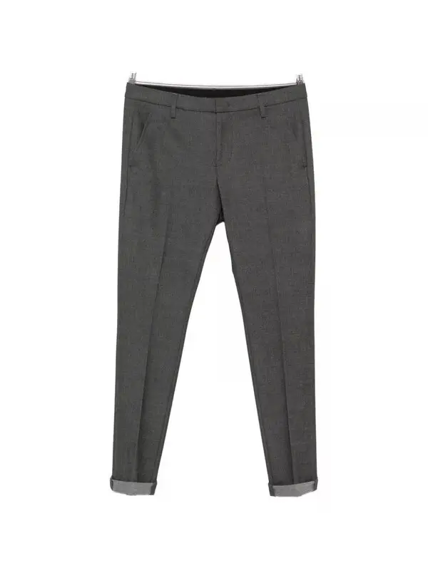 DONDUP Slim-fit Trousers With Turned-up Cuffs