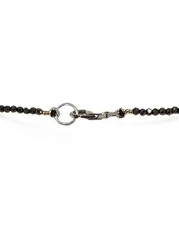 MADISON Hematite Moon Pendant Necklace