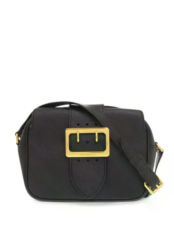 Burberry Soft Grained Calfskin Buckle Crossbody Bag