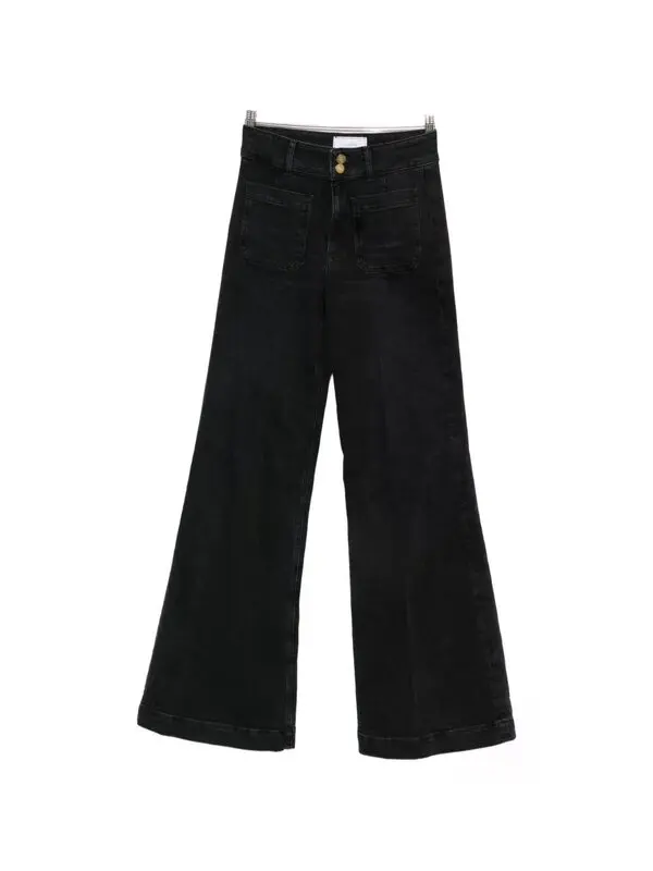 Seafarer Patch-pocket Wide-leg Jeans