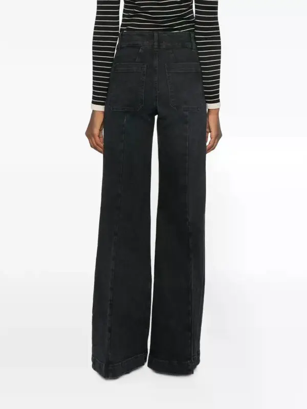 Seafarer Patch-pocket Wide-leg Jeans