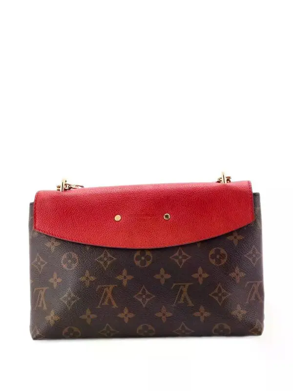 LOUIS VUITTON Saint Placide Monogram Canvas Shoulder Bag - Red