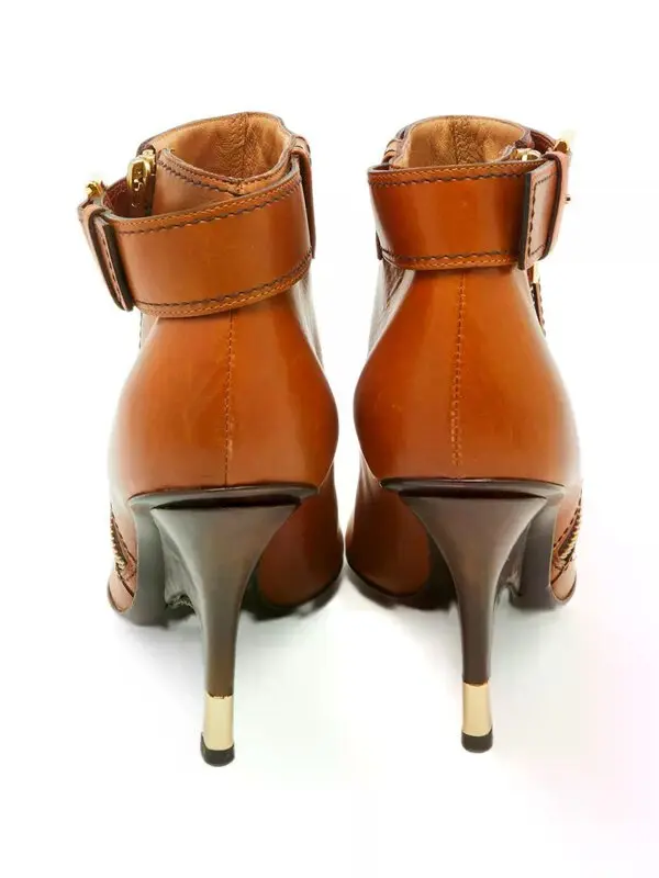 GIUSEPPE ZANOTTI Buckle Detail Heeled Ankle Boots