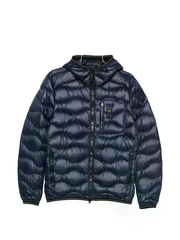 BLAUER. Quilted Hooded Jacket