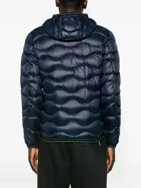 BLAUER. Quilted Hooded Jacket