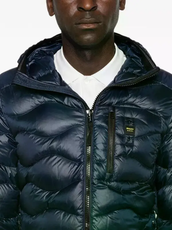 BLAUER. Quilted Hooded Jacket