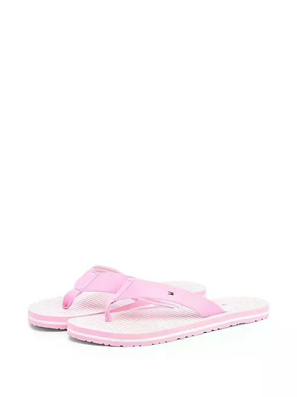 Tommy Hilfiger Ithaca Striped Flip-flops - Pink