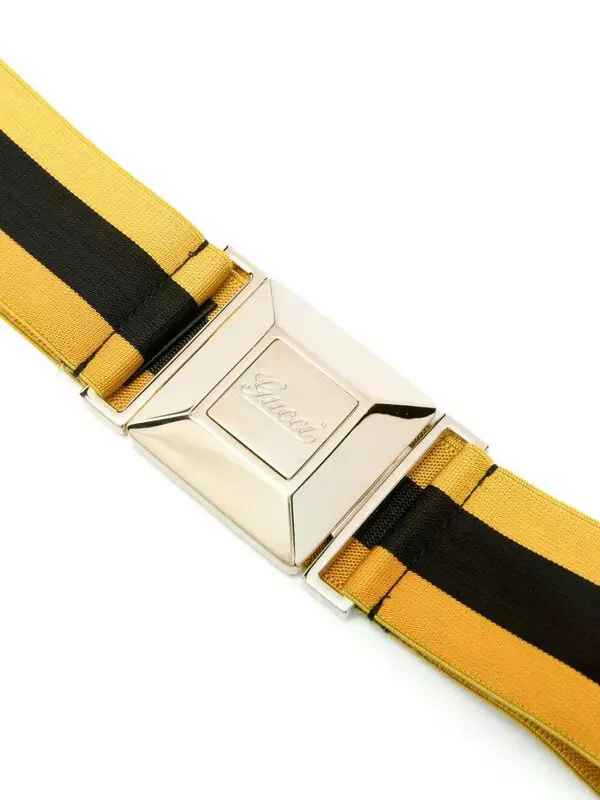 Gucci Striped Elasticated Belt