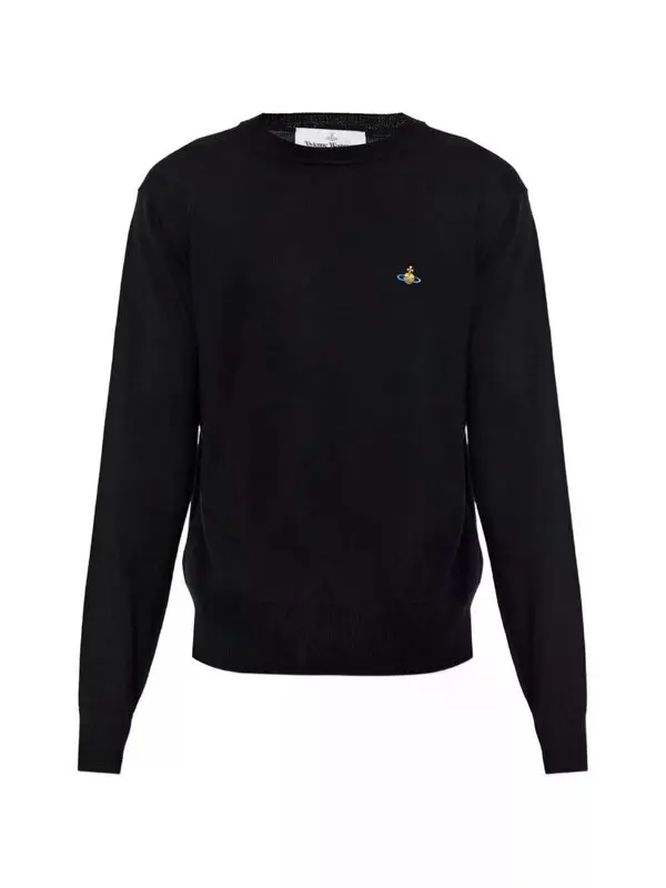 VIVIENNE WESTWOOD Orb-embroidered Wool Sweater
