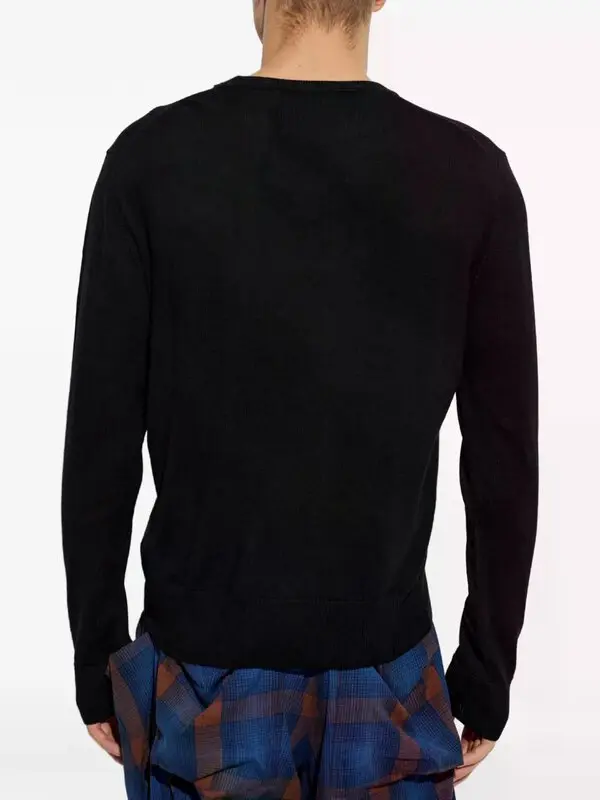 VIVIENNE WESTWOOD Orb-embroidered Wool Sweater
