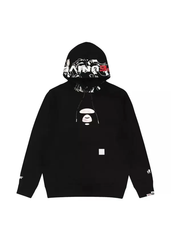 AAPE BY *A BATHING APE Moonface Logo-print Hoodie