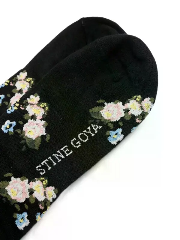 Stine Goya Floral-intarsia Socks