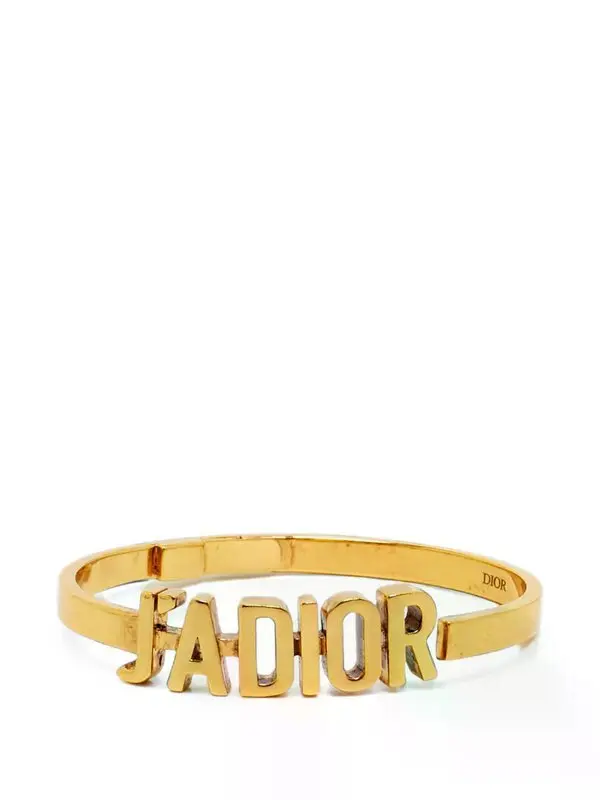 Dior J'adior Logo Bangle - Gold