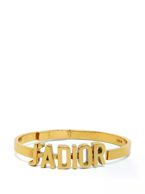 Dior J'adior Logo Bangle - Gold