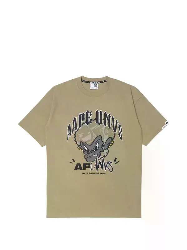 AAPE BY *A BATHING APE Moonface Graphic-print T-shirt