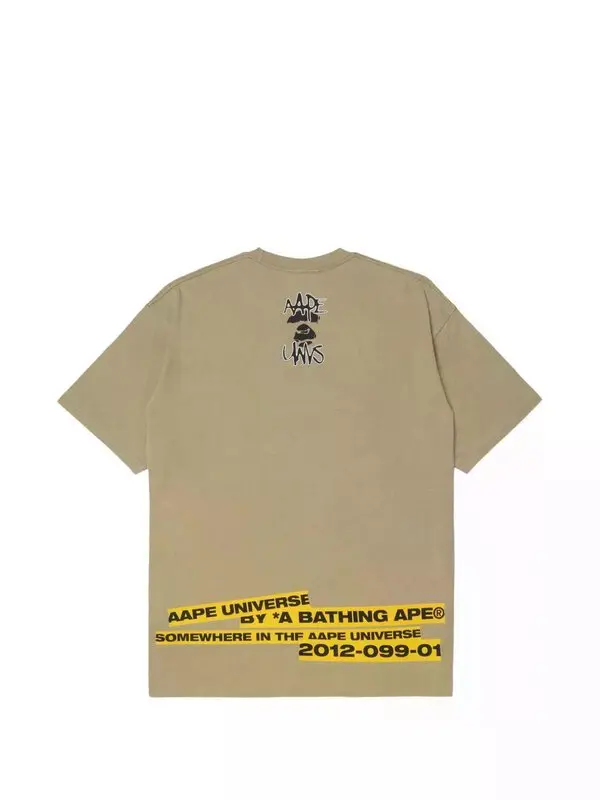 AAPE BY *A BATHING APE Moonface Graphic-print T-shirt
