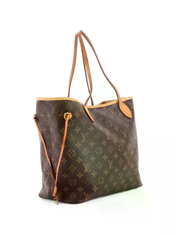 LOUIS VUITTON Neverfull Nm Monogram Canvas Mm Tote Bag - Brown