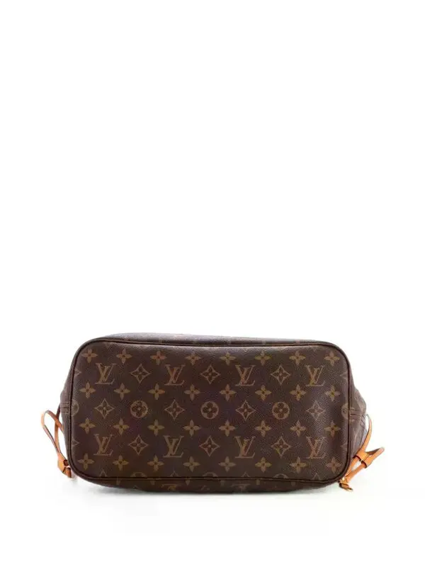 LOUIS VUITTON Neverfull Nm Monogram Canvas Mm Tote Bag - Brown