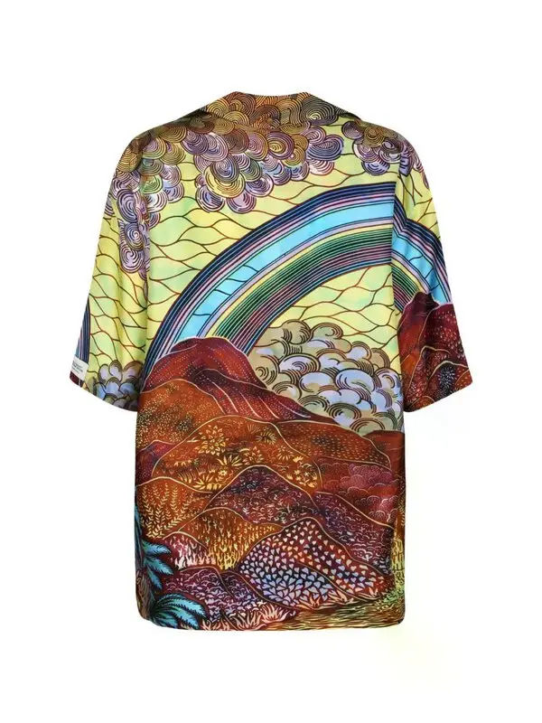 ATELIER VLISCO Rainbow Short-sleeve Shirt